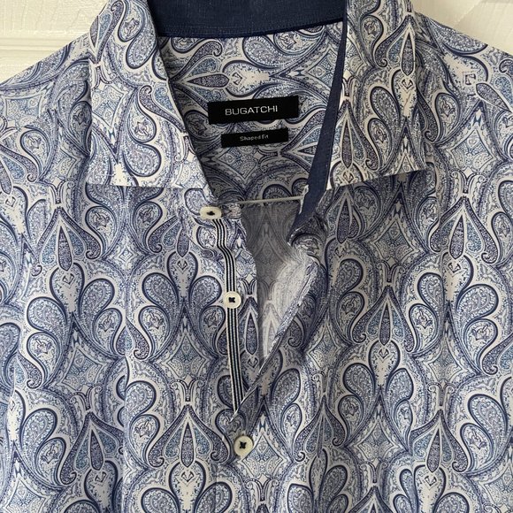 Bugatchi | Shirts | Bugatchi Ls Xxl 0 Cotton Button Down Shirt | Poshmark